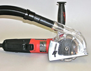 Universal Dust Muzzle For Crack Chasing, Tuck Pointing & Cutting System ...